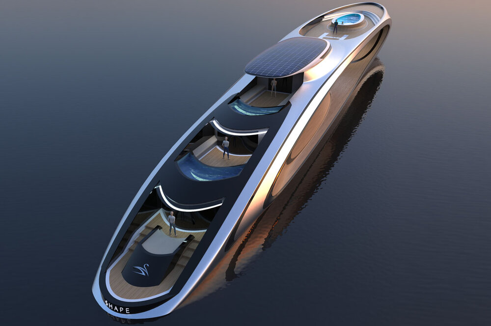 LAZZARINI SHAPE SUPERYACHT CONCEPT - Ozzie Small
