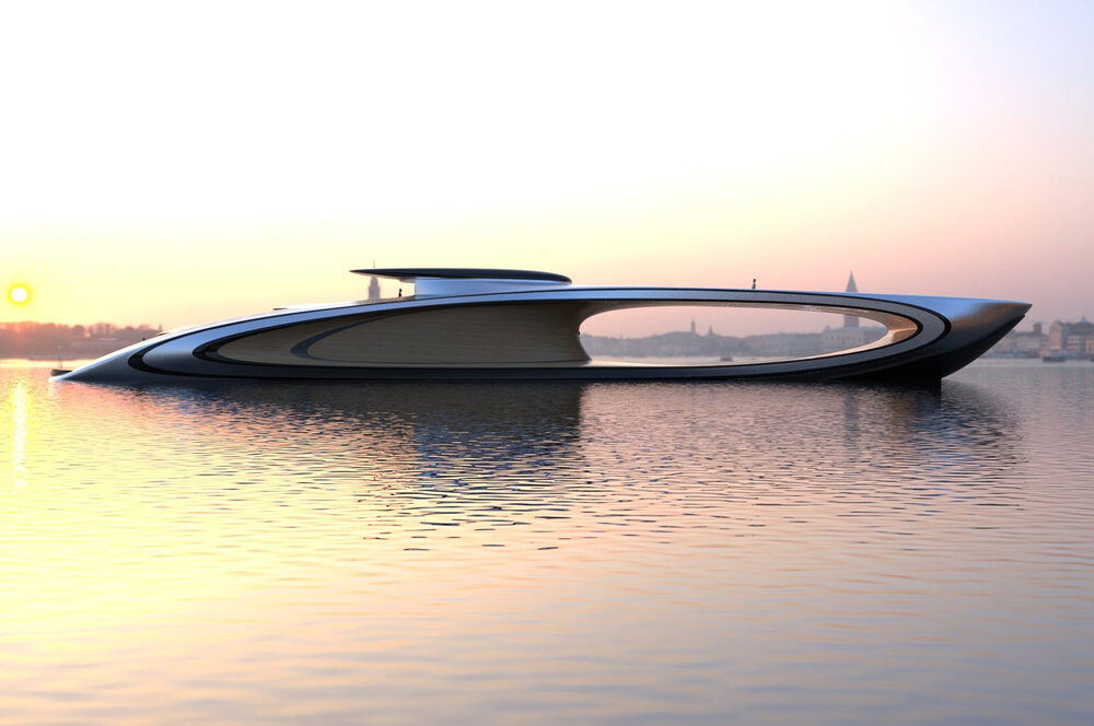LAZZARINI SHAPE SUPERYACHT CONCEPT - Ozzie Small