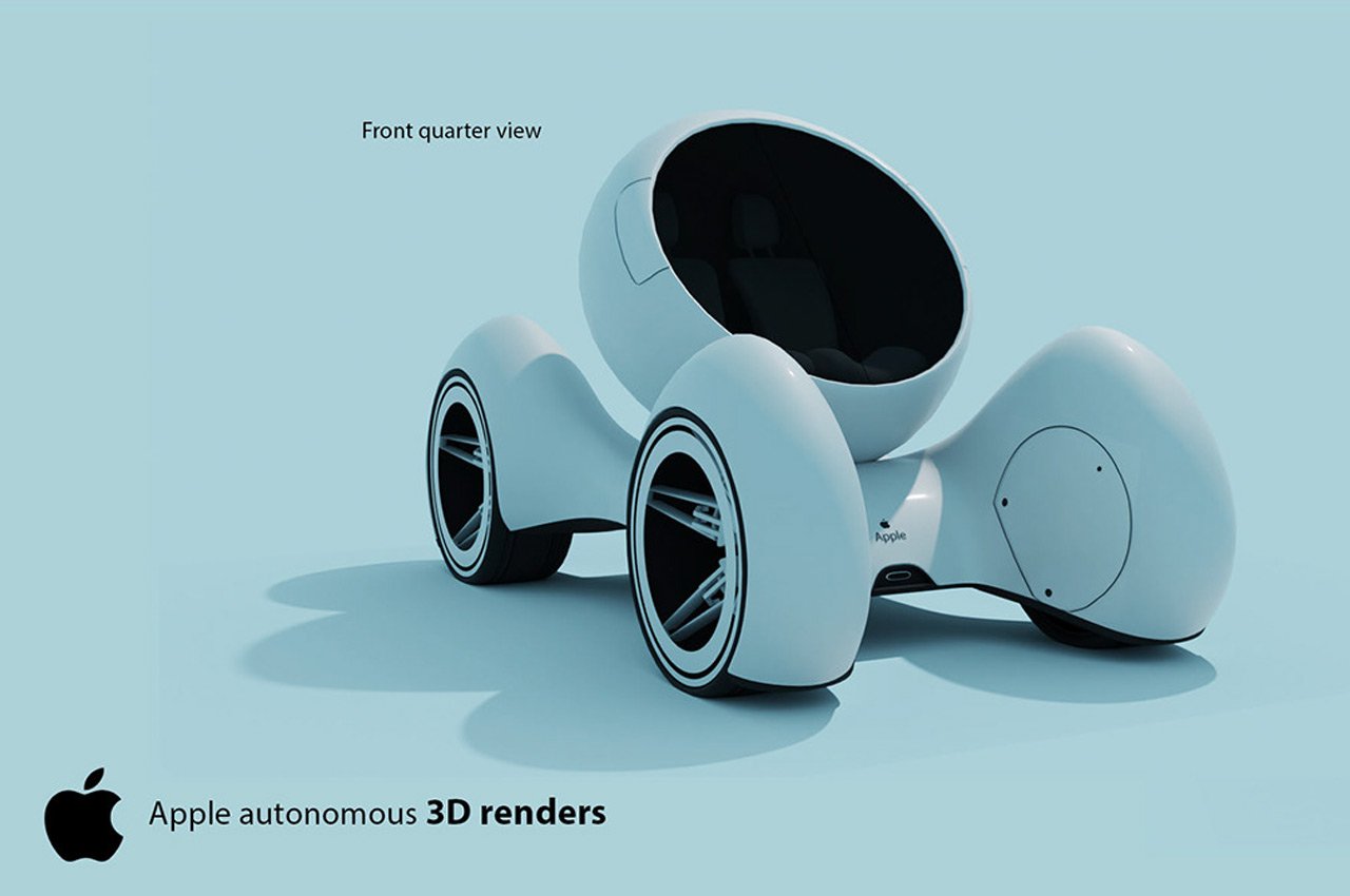 THIS APPLE CAR CONCEPT IS TWO-SEATER FOR THE FUTURE - Ozzie Small