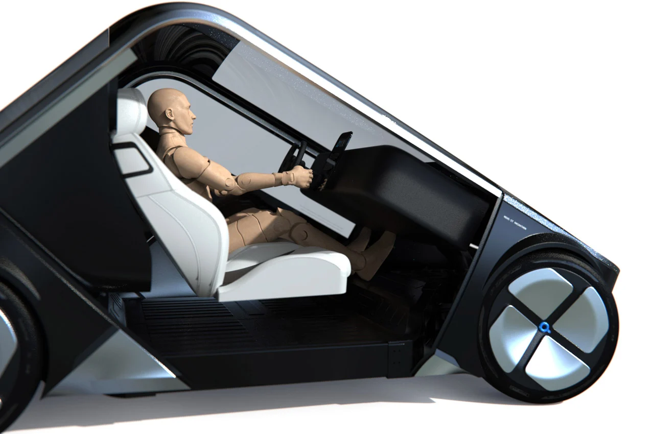 BOOMERANG-SHAPED URBAN MOBILITY VEHICLE - Ozzie Small