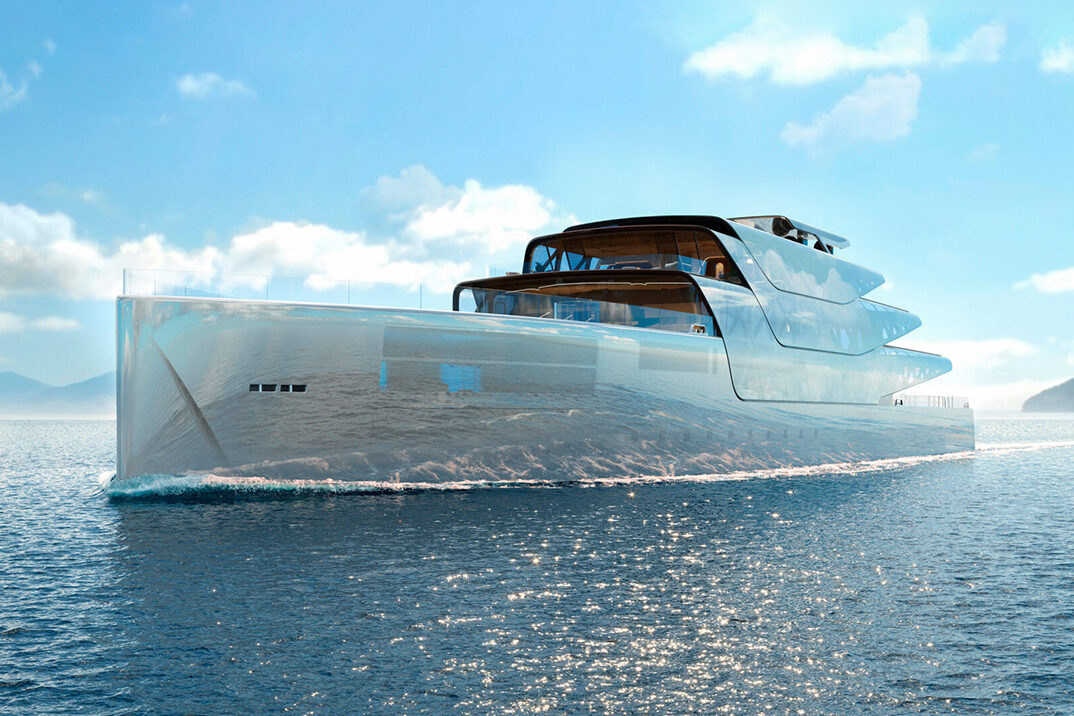the Pegasus 88m Super Yacht concept - Ozzie Small