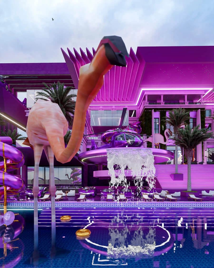 The Barbie Miami Mansion - Ozzie Small