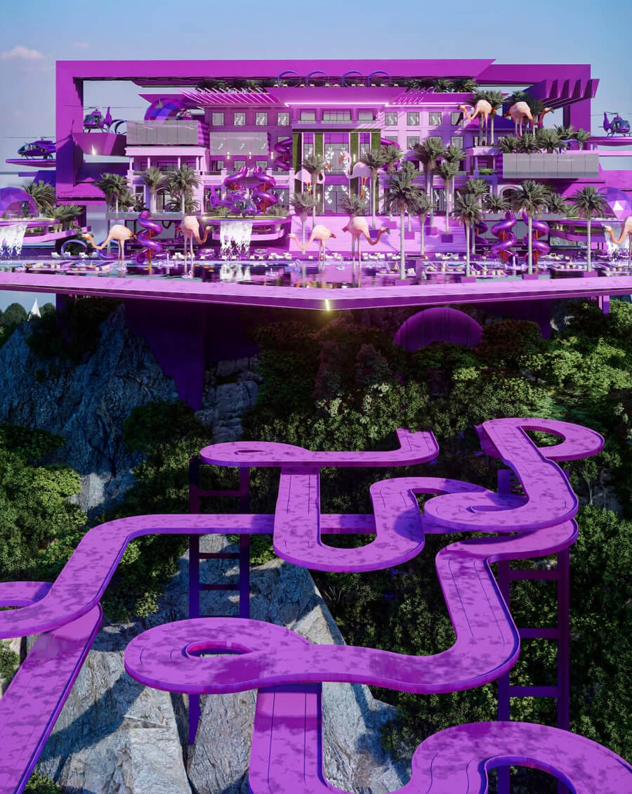 The Barbie Miami Mansion - Ozzie Small
