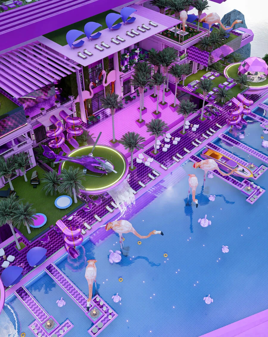 The Barbie Miami Mansion - Ozzie Small