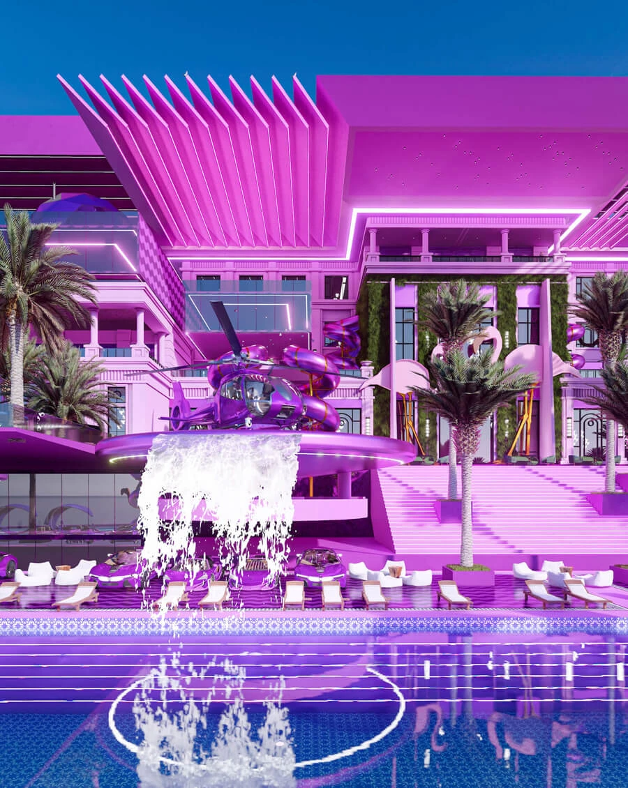 The Barbie Miami Mansion - Ozzie Small