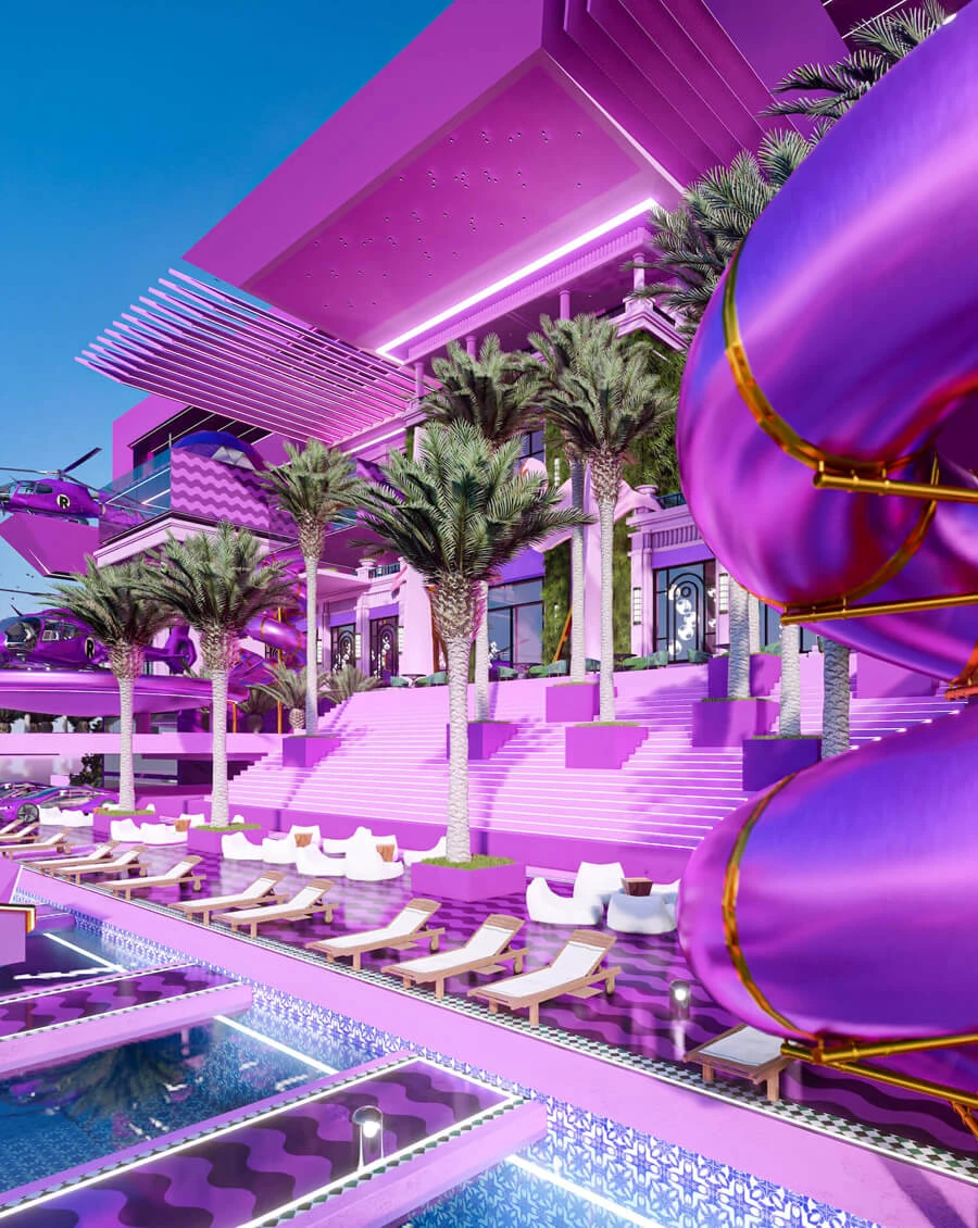 The Barbie Miami Mansion - Ozzie Small